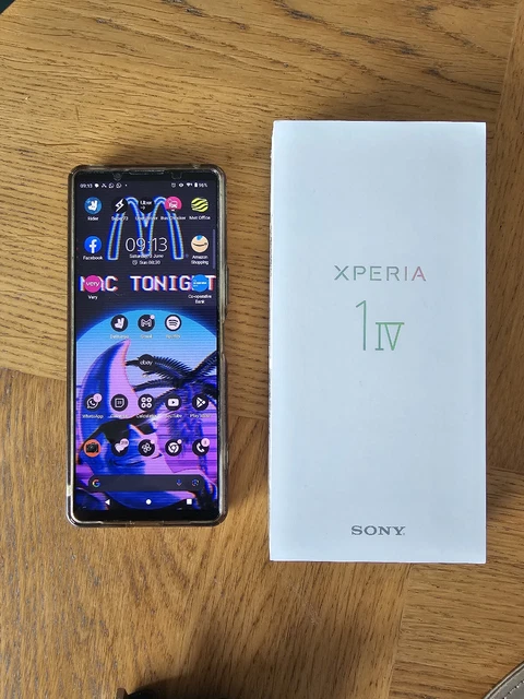 SONY XPERIA 1 IV - 256GB - Black (EE) (Dual SIM) WITH BOX £450.00 - PicClick UK