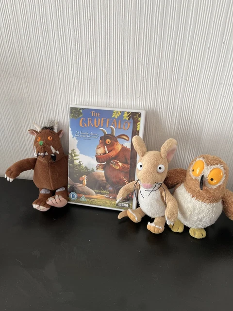 THE GRUFFALO PLUSH Bundle Gruffalo, mouse and Owl plush With DVD Julia ...
