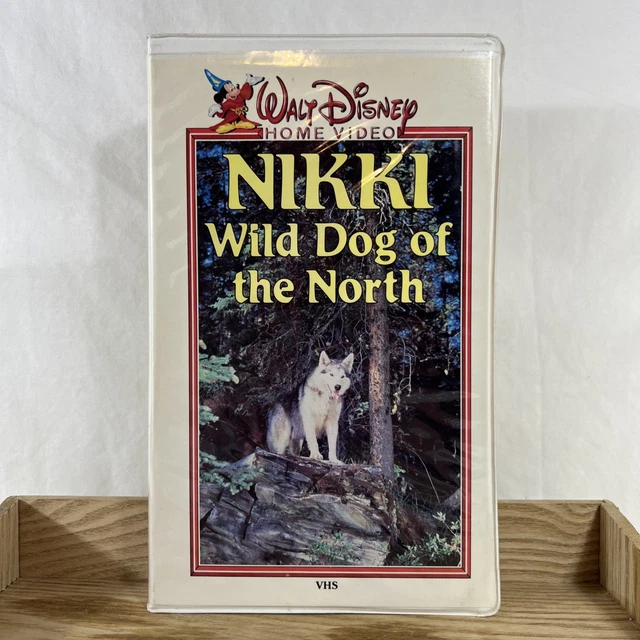 WALT DISNEY HOME Video Vintage Clamshell VHS NTSC NIKKI Wild Dog of the ...