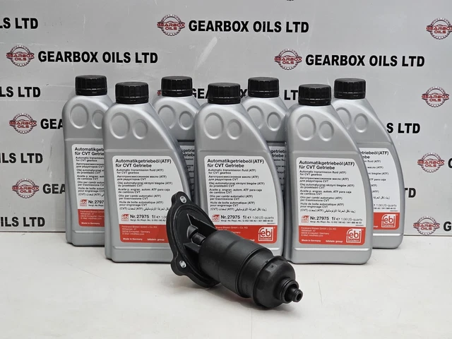 AUDI VW CVT 0Aw Auto Transmission Gearbox External Oil Filter & 7L Febi ...