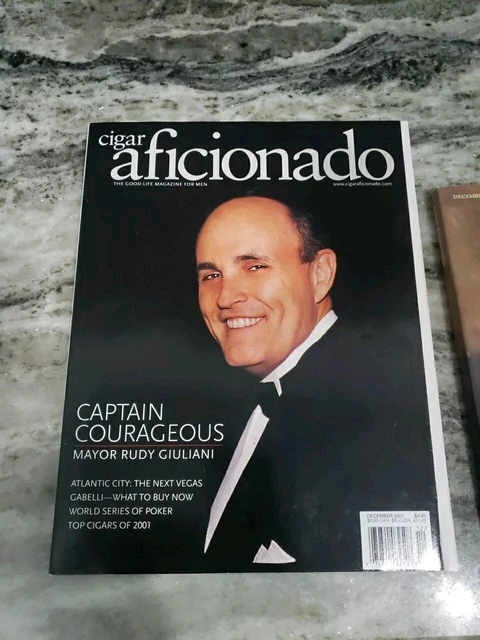 CIGAR AFICIONADO MAGAZINE Rudy Giuliani $10.00 - PicClick CA
