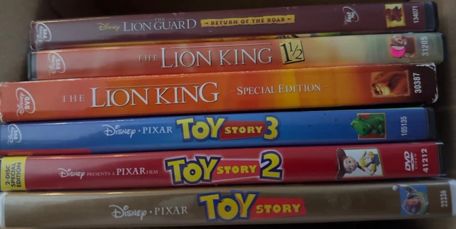 DISNEY PIXAR TOY Story & Lion King Double Feature DVD Bundle £8.52 ...