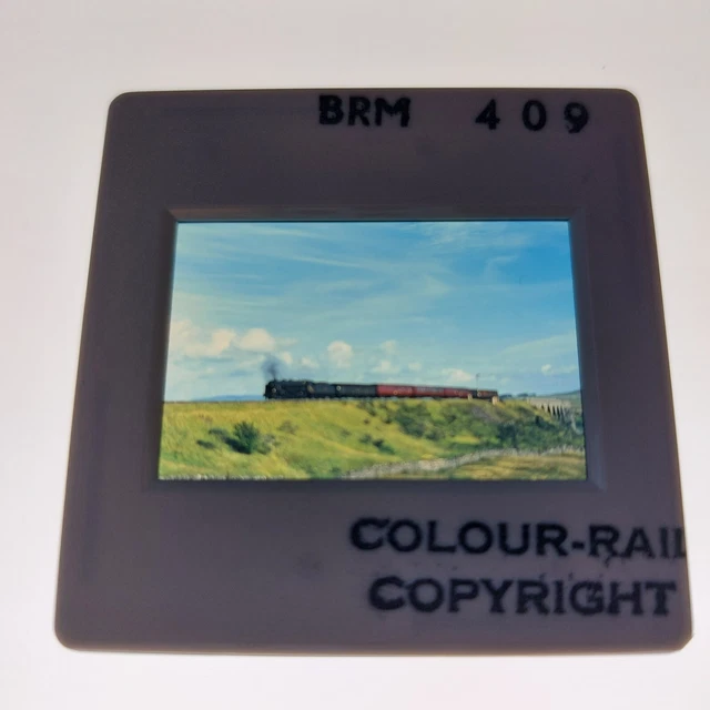 COLOUR-RAIL SLIDE REF BRM409 BR 46115 Ribblehead Viaduct 8/65 £2.49 ...