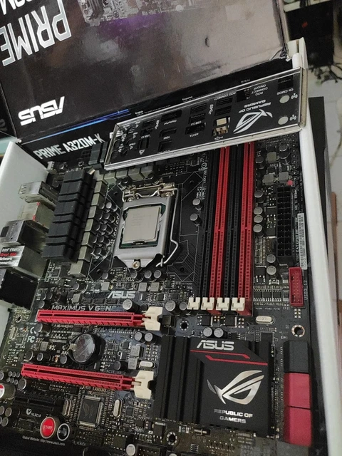 MAINBOARD ASUS ROG Maximus V Gene + CPU i5-3570K + I/O Shield 1155 ...