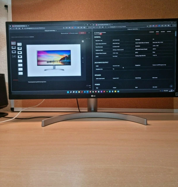 LG 29& WK600 UltraWide FHD IPS Monitor-HDR10-sRGB-2560X1080-75Hz-AMD ...