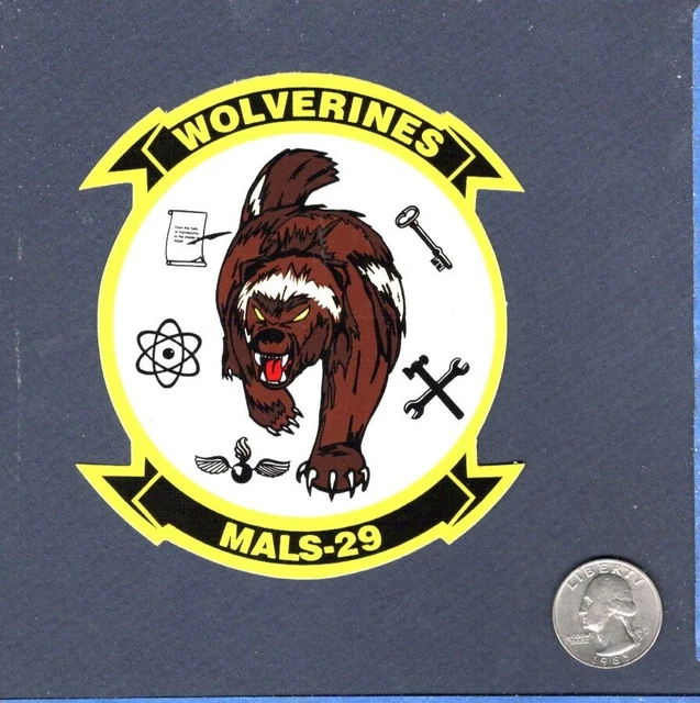 AUTOCOLLANT MALS-29 USMC Marine Aviation Logistique Escadron Patch Image EUR 5,80 - PicClick FR