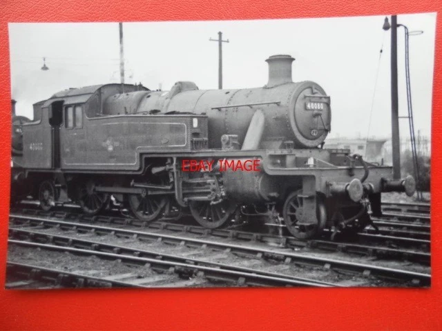 PHOTO LMS Class 3P Loco No 40080 At Willesden Shed £2.00 - PicClick UK
