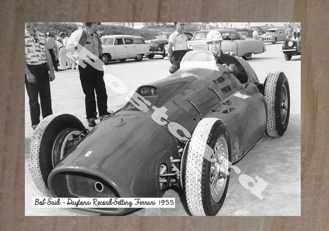 HISTORIC BOB SAID - Daytona Record-Setting Ferrari 1955 Postcard EUR 4 ...