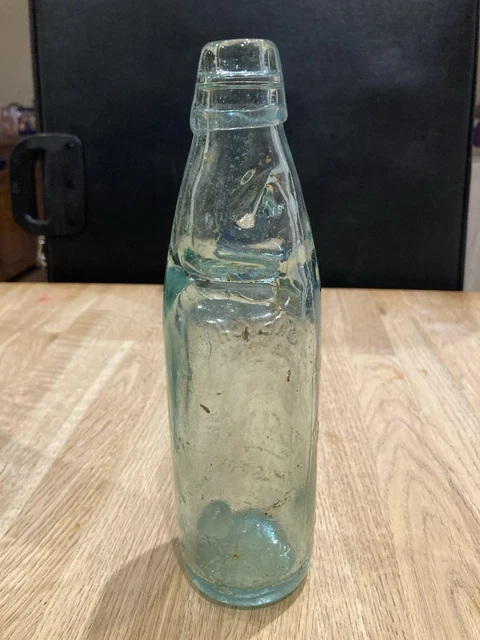ANTIQUE CODD-NECK BOTTLE With Marble (damaged) £6.50 - PicClick UK