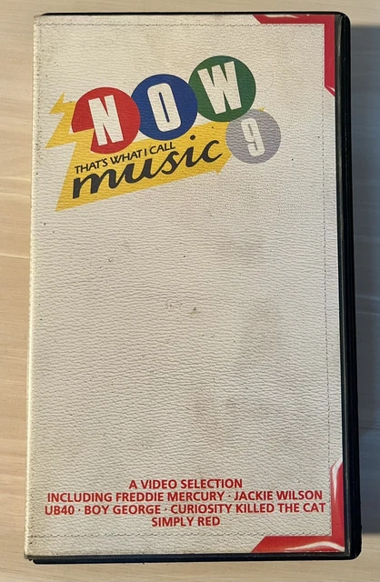 RARE NOW THAT'S What I Call Music 9 VHS Video 1987 - Simply Red Freddie ...