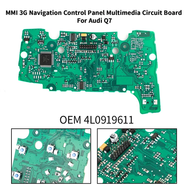 MMI 3G NAVIGATION Control Panel Multimedia Circuit Board 4L0919611 Pour ...