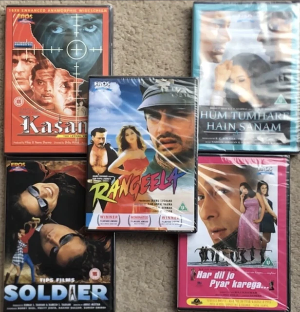 HUM TUMHARE HAIN Sanam [DVD] [2002] 10 GENUINE EROS Bollywood DVDS ...