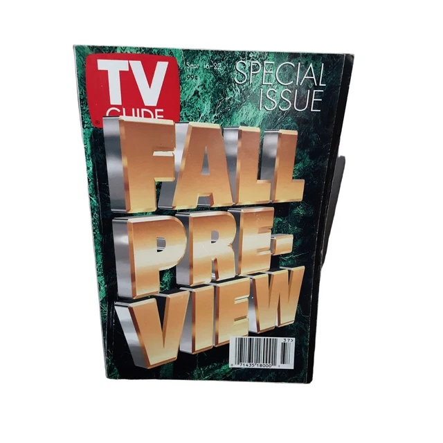 TV GUIDE SEPTEMBER 1996 Fall Preview Issue £7.10 - PicClick UK