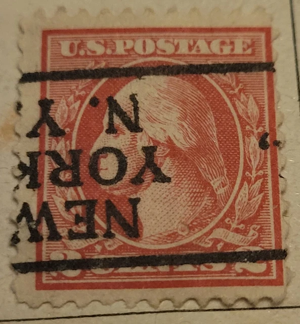 VINTAGE ~ U.S. Postage Stamp ~ George Washington ~ Two Cent (2¢) Red ...