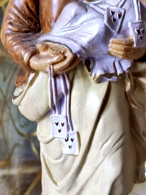 FIGURINE VIERGE NOTRE Dame Du Mont Carmel Collection Malsiner Italy En ...
