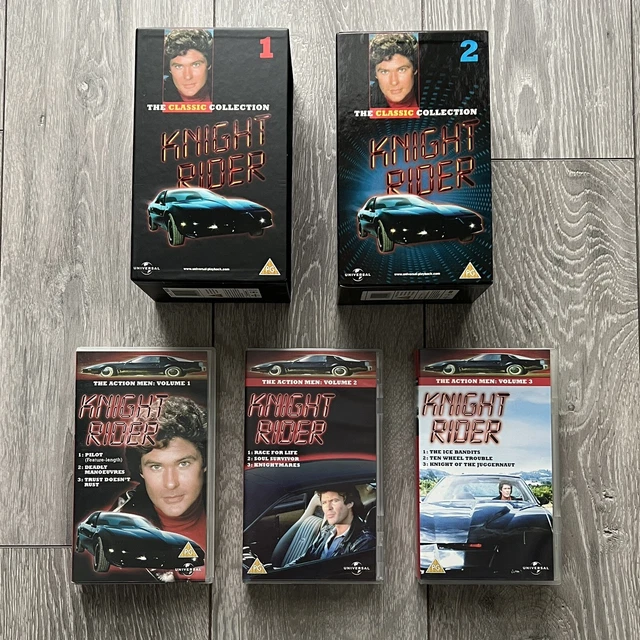 KNIGHT RIDER VHS Tapes - Box Set 1 & 2 plus Vol. 1-3 £20.00 - PicClick UK