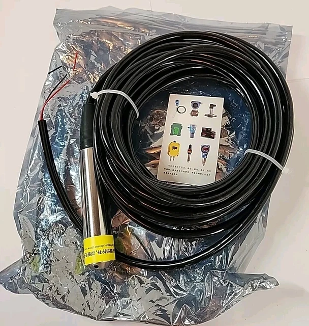 NEW LIQUID LEVEL Transmitter 5m Cable Water Level Sensor Detector ...