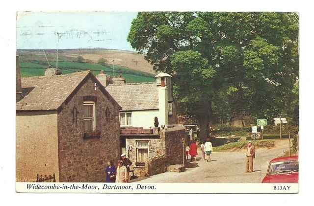 CARTE POSTALE DEVON Dartmoor Widecombe-in-the-Moor B13AY Harvey Barton ...