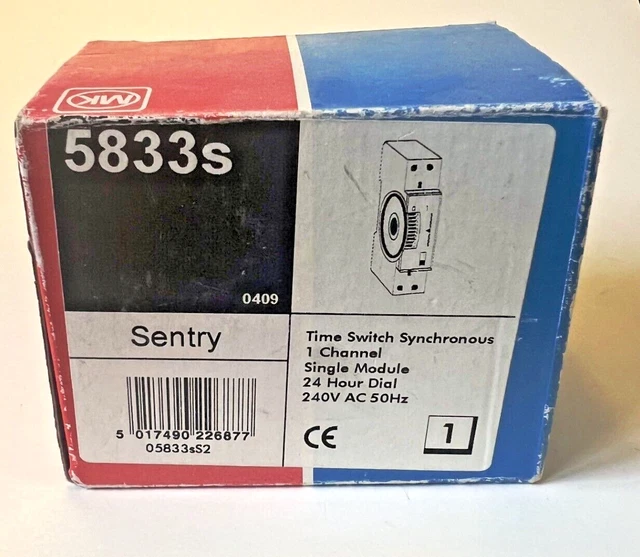 RARE NEW MK 5833s Time Switch 1Mod Sync 24hr £49.95 - PicClick UK