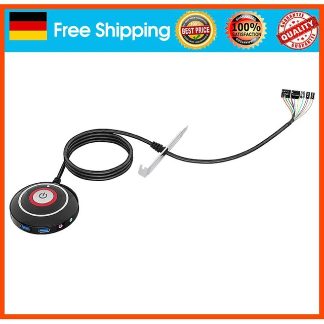 NEU EIN-/AUSSCHALTER DRUCKTASTER Desktop-Computer Gehäuse Netzteil ...