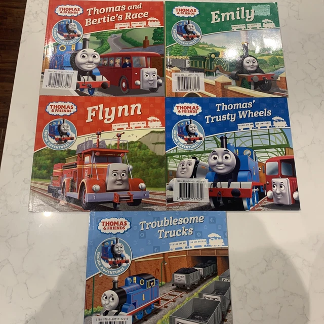 5 THOMAS AND Friends Engine Adventures Books, Flynn, Trucks, Berties ...