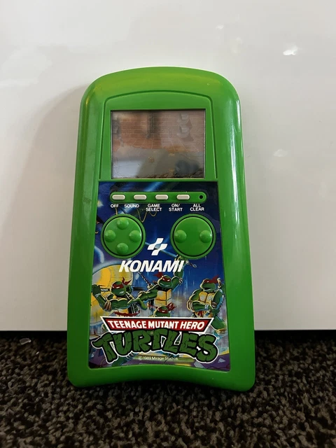 KONAMI TEENAGE MUTANT Heroes Turtles TMNT Hand Held Game. Fully Working ...