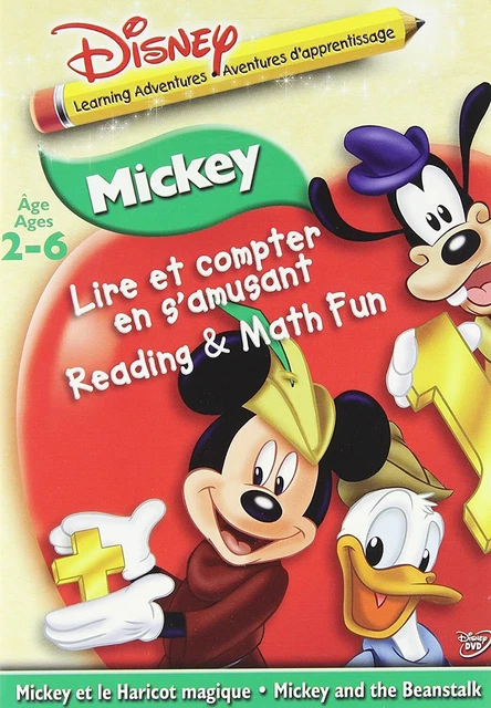DISNEY LEARNING ADVENTURES: Mickey And The Beanstalk (Bilingual) $31.99 ...