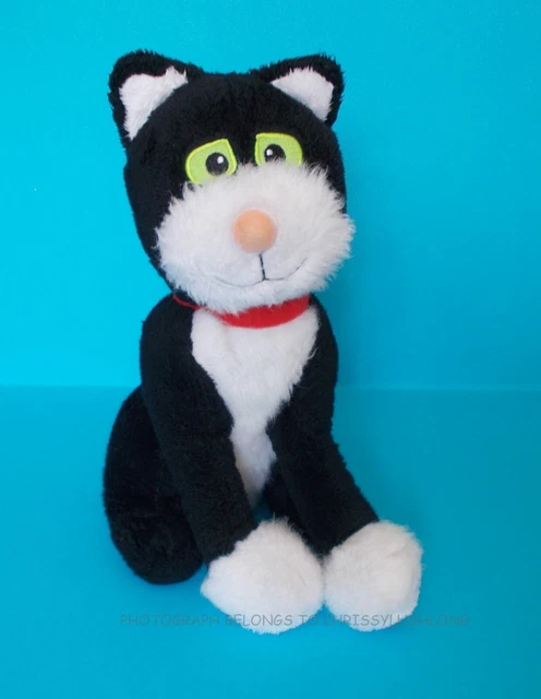 POSTMAN PAT BLACK & White Cat Jess Stroke & Purr Purring Cat With ...