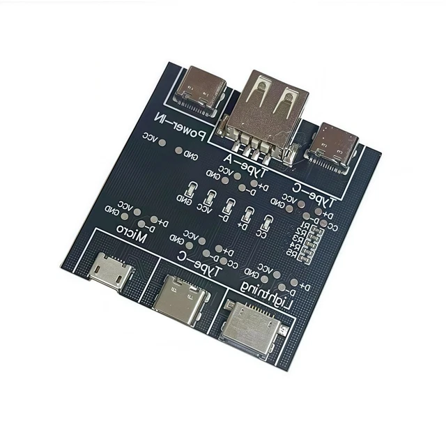 USB CABLE TESTER Board for Rapid Power Supply Checking with LED ...