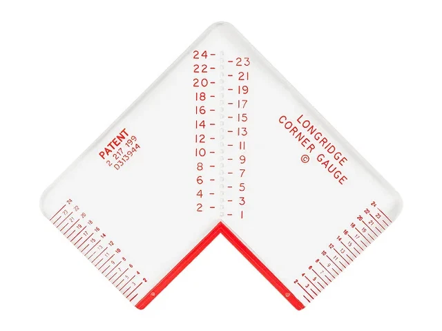 LONGRIDGE CORNER GAUGE Mount Corner Marking Gauge Ruler Measure Framing ...