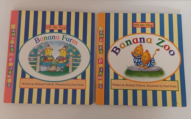 BANANAS IN PYJAMAS Lift The Flap Book Bundle X2 Books Farm, Zoo 1998 ...