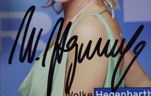 AUTOGRAMM DEUTSCHE TV Schauspielerin Wolke Hegenbarth (85960) EUR 4,99 - PicClick DE