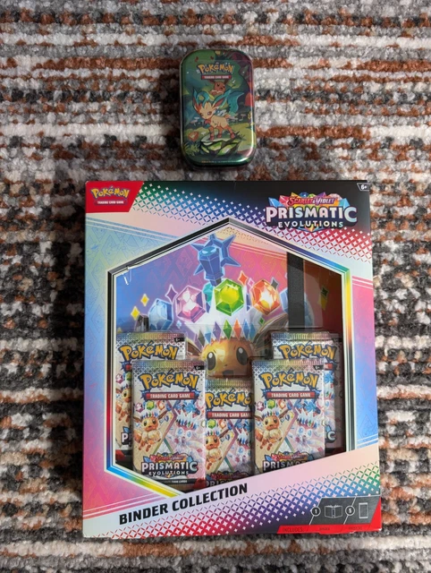 POKÉMON TCG PRISMATIC Evolutions | Binder Collection + Leafeon Tin ...