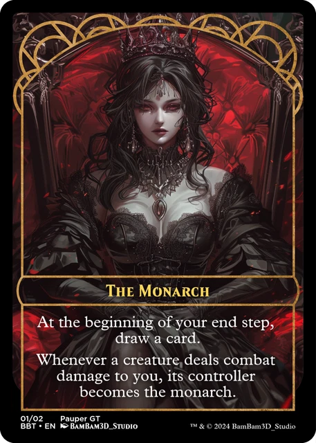 TOKEN MONARCH - MONARCA MTG Magic the Gathering pauper modern pioneer ...