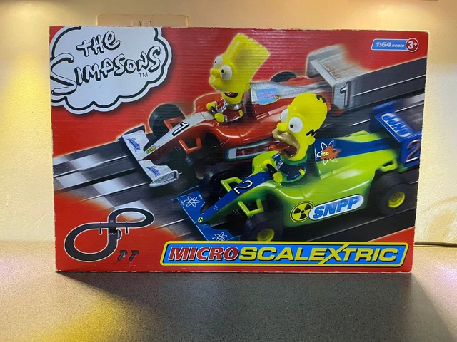 SCALEXTRIC THE SIMPSONS Grand Prix Set Micro £14.99 - PicClick UK