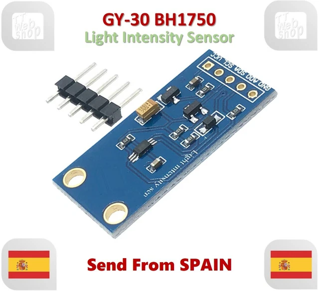 GY-30 BH1750 BH1750FVI Chip Light Intensity Sensor Light Illumination ...