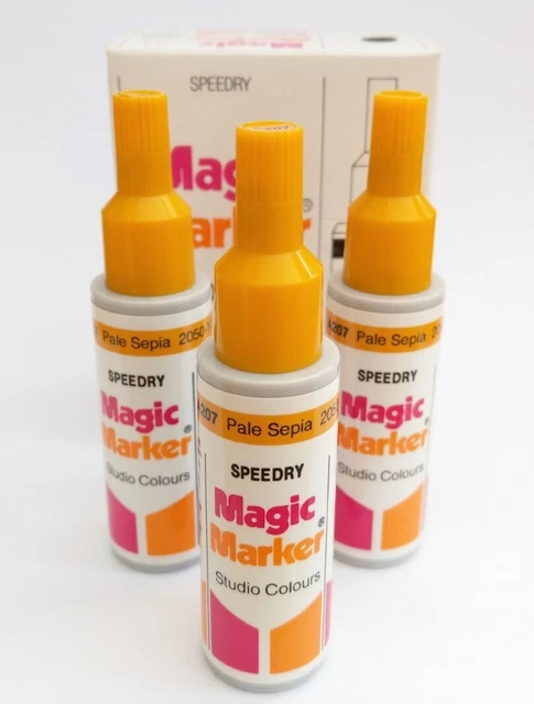 MAGIC MARKER A207 Pale Sepia - Speedry Royal Sovereign - Copic Sharpie ...