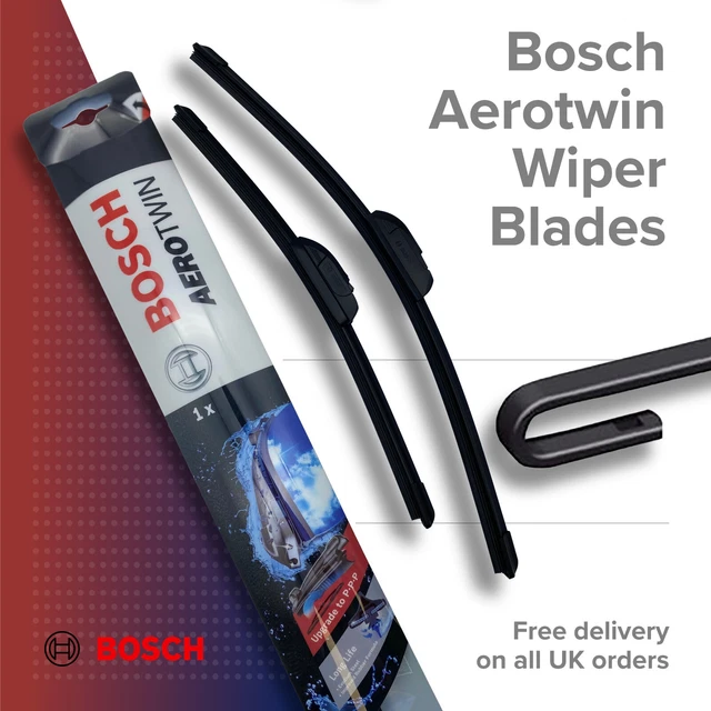2X WIPER BLADES Pair For Toyota RAV4 MK2 Front Genuine Bosch Aerotwin ...
