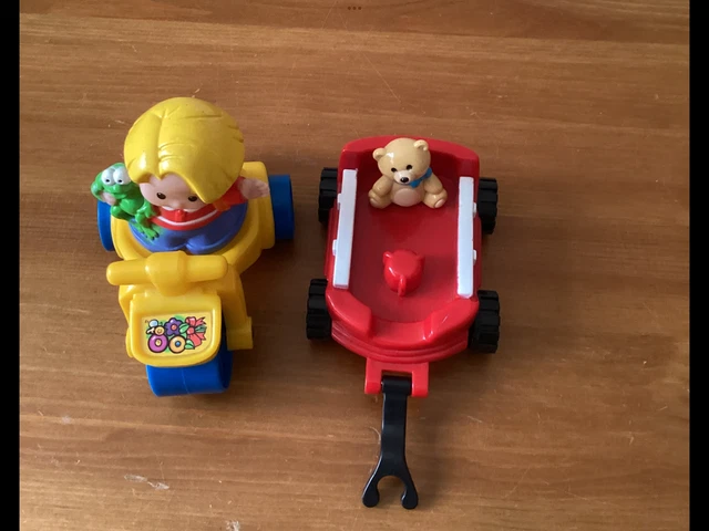 FISHER PRICE LITTLE People Collection Trike And Trailer £10.00 ...