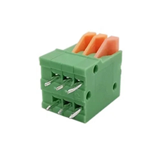 2.54MM PITCH PCB Connector KF141V PCB Wire Spring Terminal Block $4.96 ...