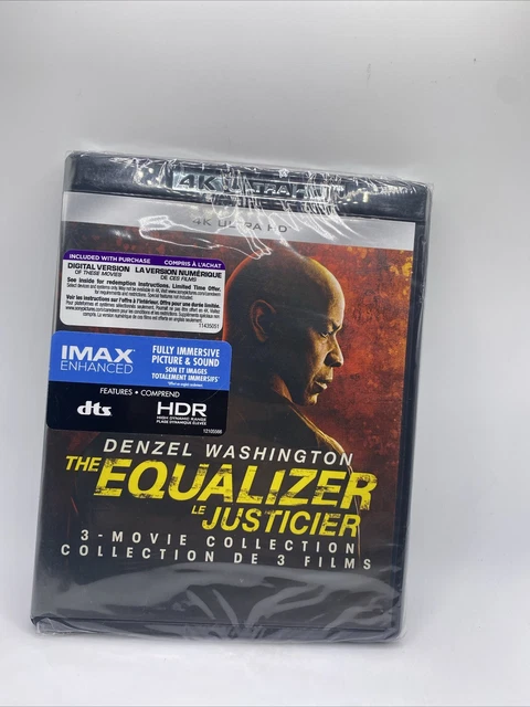 THE EQUALIZER 3-MOVIE Collection (4K Ultra HD + Blu-ray) - Small tear on seal £38.51 - PicClick UK