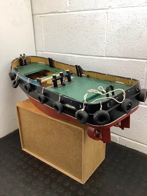 37& RC FIBREGLASS Model Boat Hull, Fishing / Tug, Hobby Build ...