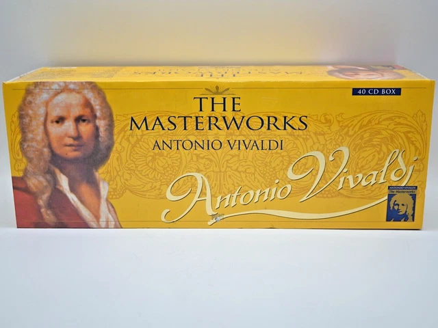 ANTONIO VIVALDI THE Masterworks 40 CD Box Brilliant Classics EUR 15,00 ...