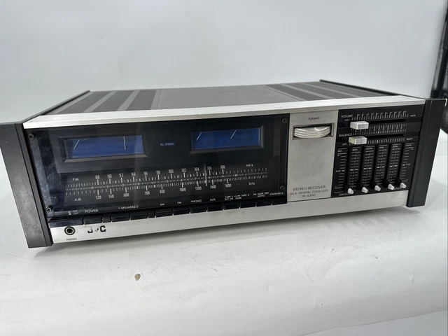 JVC JR-S300 MKII Stereo Receiver S.E.A. Graphic Equalizer TESTED EB ...