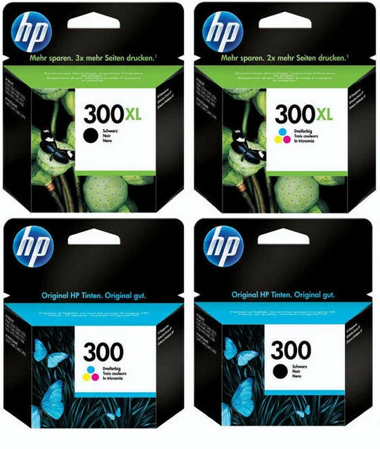 ORIGINAL HP 300/300XL Ink Cartridges Deskjet D1660 F2420 Photosmart ...