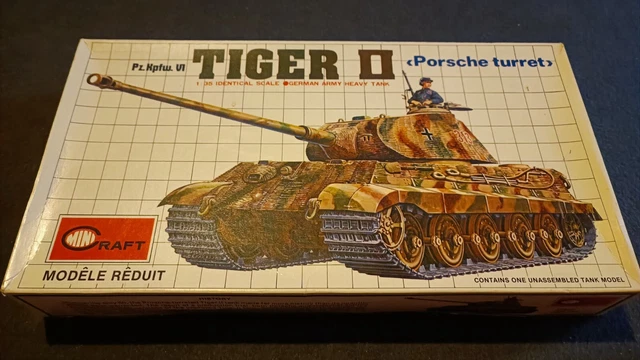 1/35 MINICRAFT,NICHIMO GERMAN Heavy Kampfpanzer Tiger II,Motoriezed ...