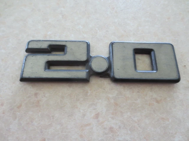ORIGINAL FORD 2.0 litre car plastic badge // emblem - - - - ---- $30.00 ...