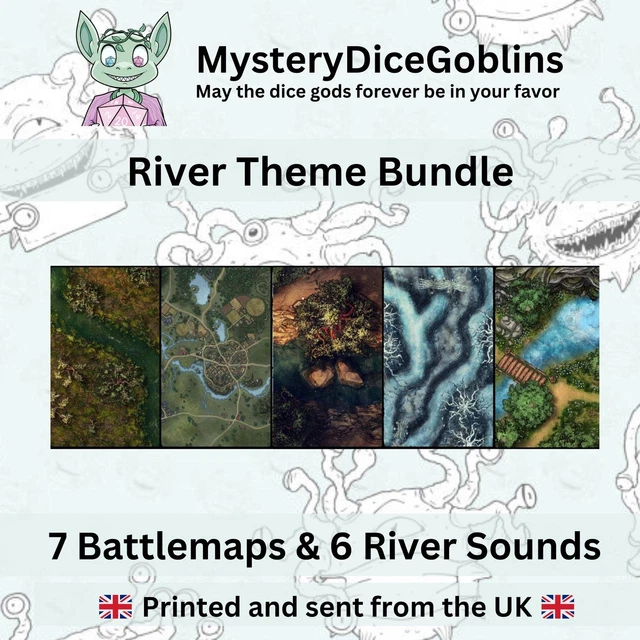 RIVER BATTLE DND Maps Bundle £2.00 - PicClick UK