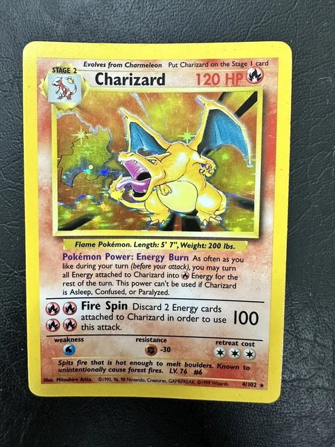 POKÉMON TCG CHARIZARD Base Set 4/102 Holo Unlimited Holo Rare $399.00 - PicClick AU