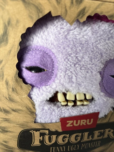 FUGGLER HAIRY FUGGS Squidge Purple Funny Ugly Monster Collectible ...